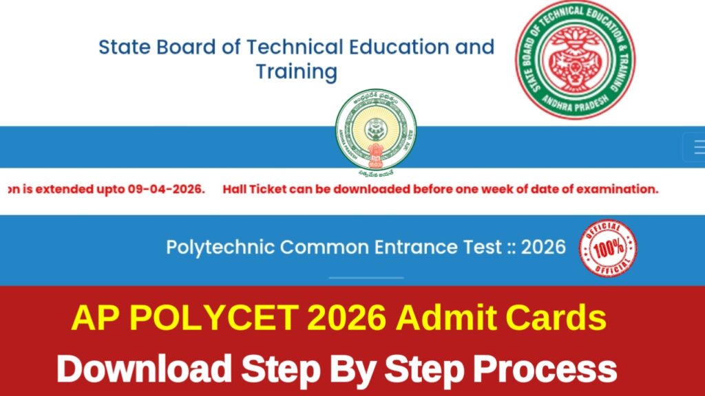 AP Polycet 2026 Admit Cards Download | AP Polycet 2026 Hall Tickets ...